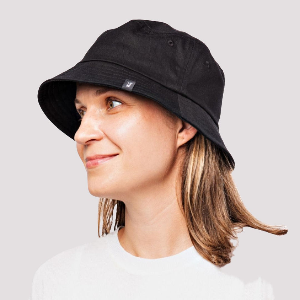Classic Black Bucket Hat | Peace Love and Giggles
